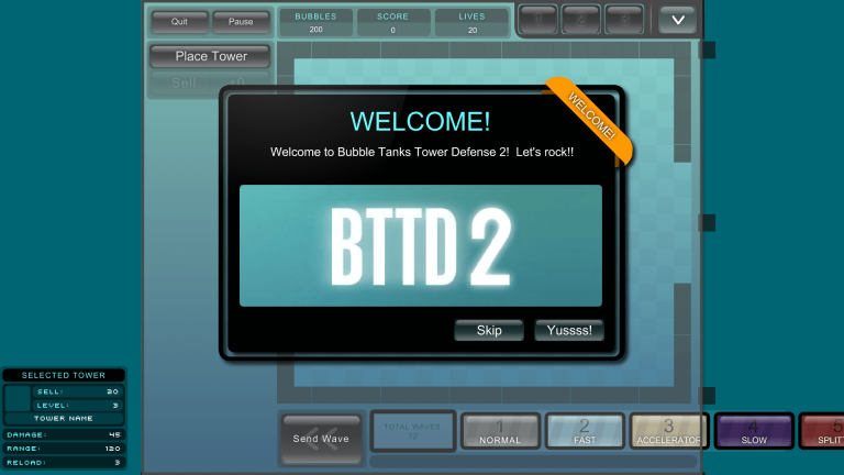 Bubble Tank Tower Defense 2 – New Levels & Modes