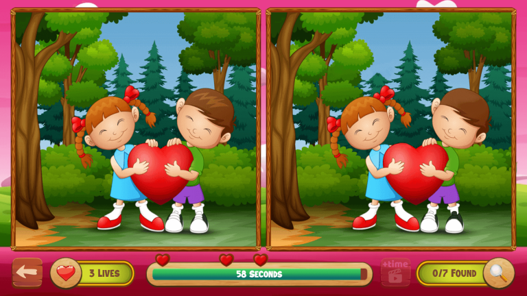 Romantic Love Differences – Valentine Puzzle Game