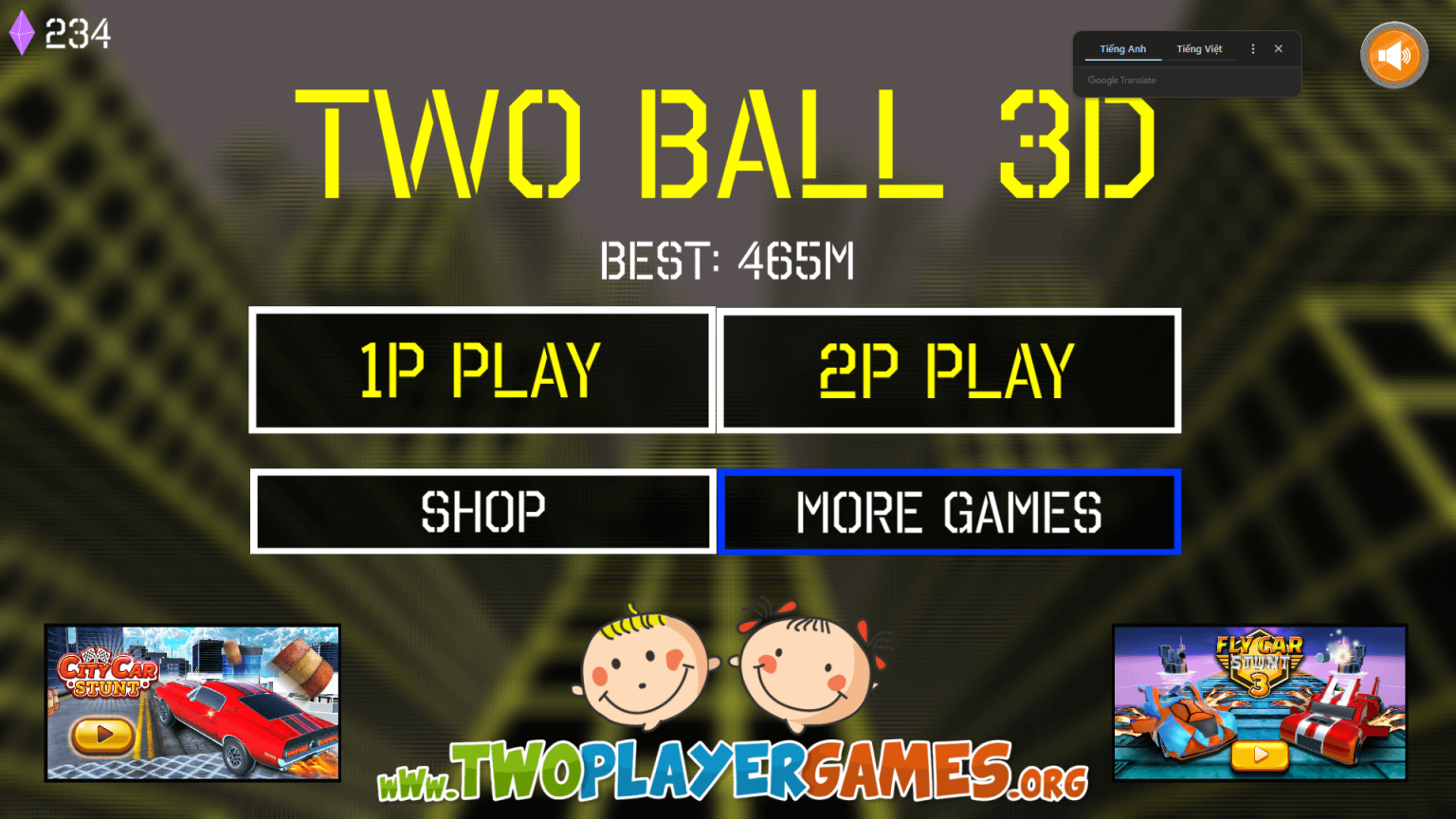 Two Ball 3D – Futuristic 2-Player Racing Game