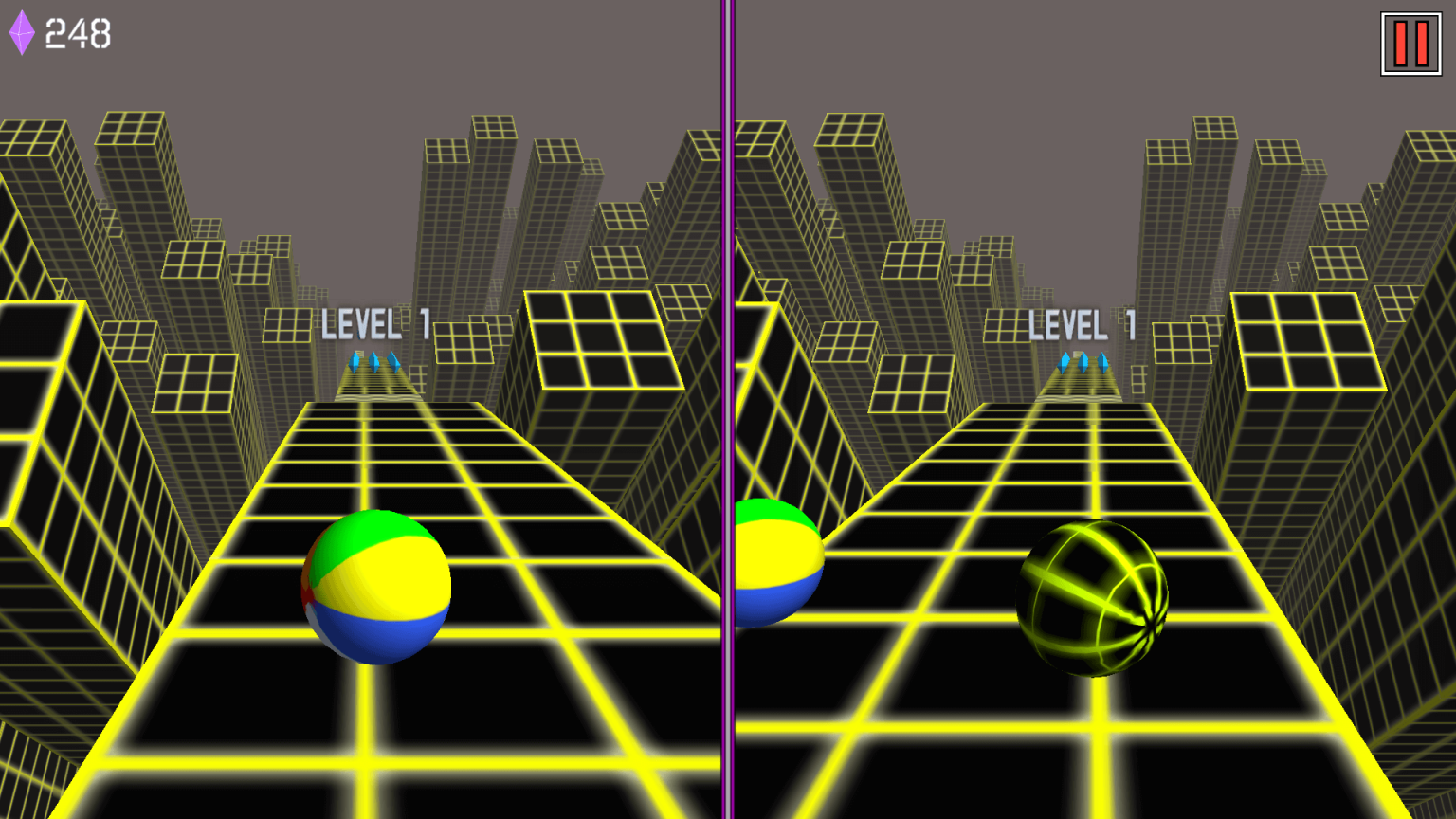 Two Ball 3D – Futuristic 2-Player Racing Game