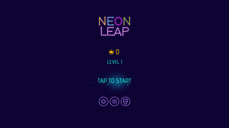 Neon Leap – Free Stickman Platformer Game Online