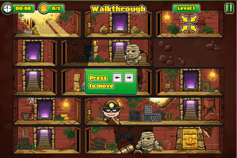 Play Bob The Robber 5: Temple Adventure Online