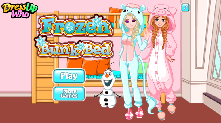 Play Frozen Bunk Bed – Fun Princess Bedroom Design